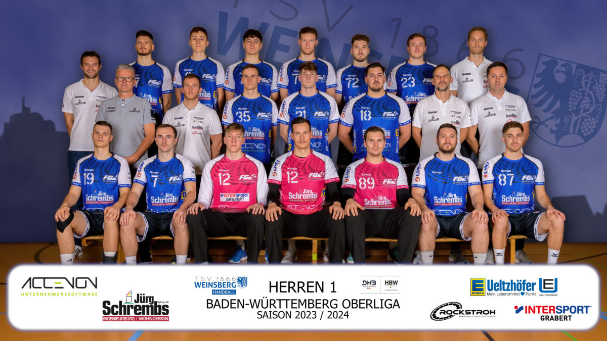 Herren I – BWOL 2023/2024 – TSV 1866 Weinsberg: Handball